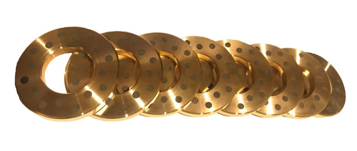 Thrust Washer (Sintered Bronze / Graphite Plugged) — Bronze-Online.com