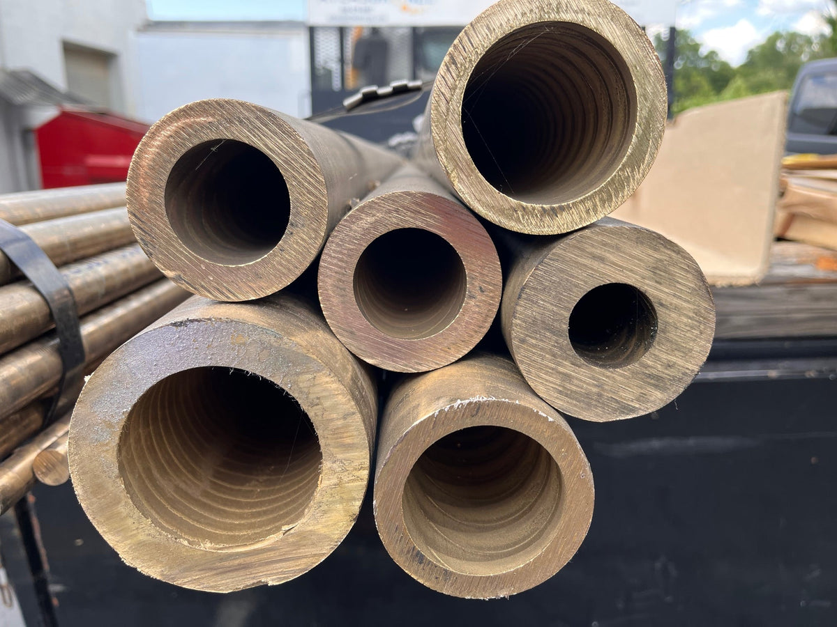C95400 Cored Bar| 2"ID x 2-3/8"OD Oversized To Finish — Bronze-Online.com