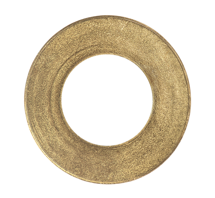 Sintered Bronze Thrust Washer| 1-1/2"ID x 3-1/2"OD x 3/16"T — Bronze ...